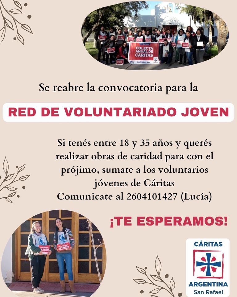 Cáritas reabre la convocatoria para red de voluntariado joven - De ...